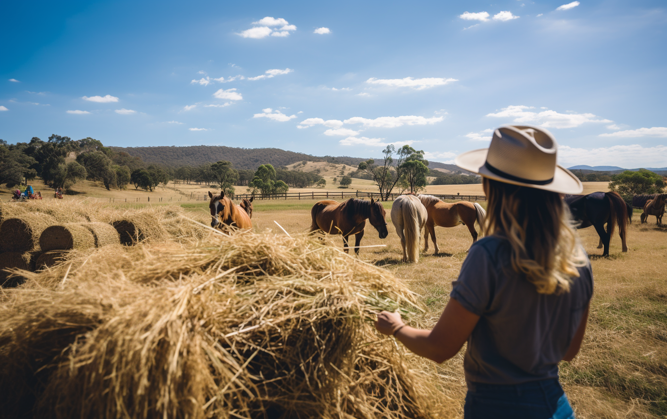 Buying Guide for Hay for Horse Feed in Australia - Outcamp.com.au