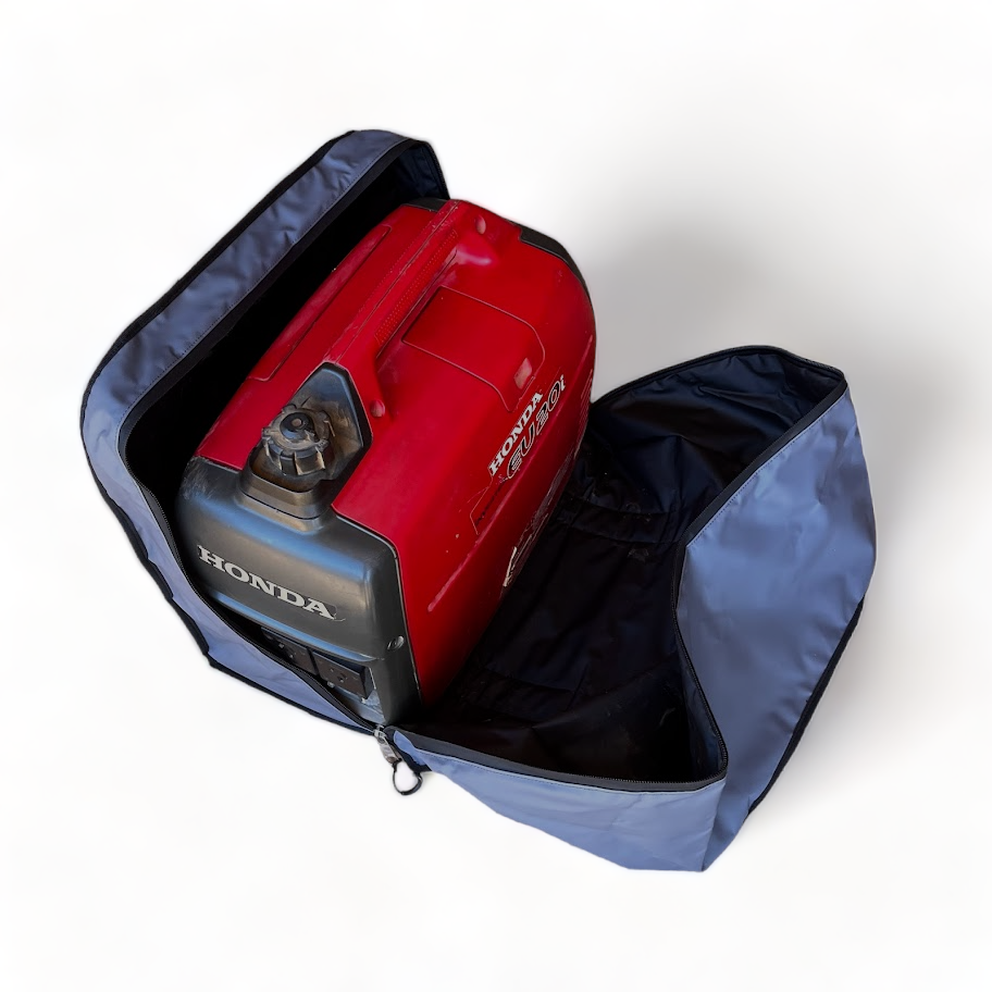 Universal inverter generator carry bags for caravan travel - Outcamp.com.au