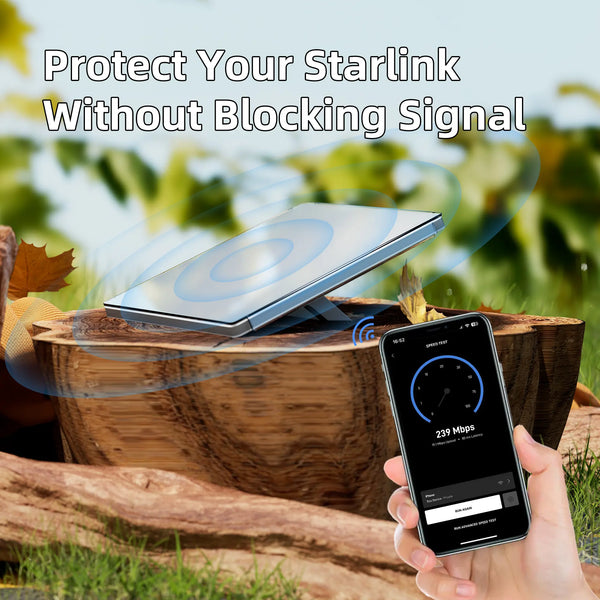 Starlink Mini Clear Protective Cover — Polycarbonate Dish Shield ...